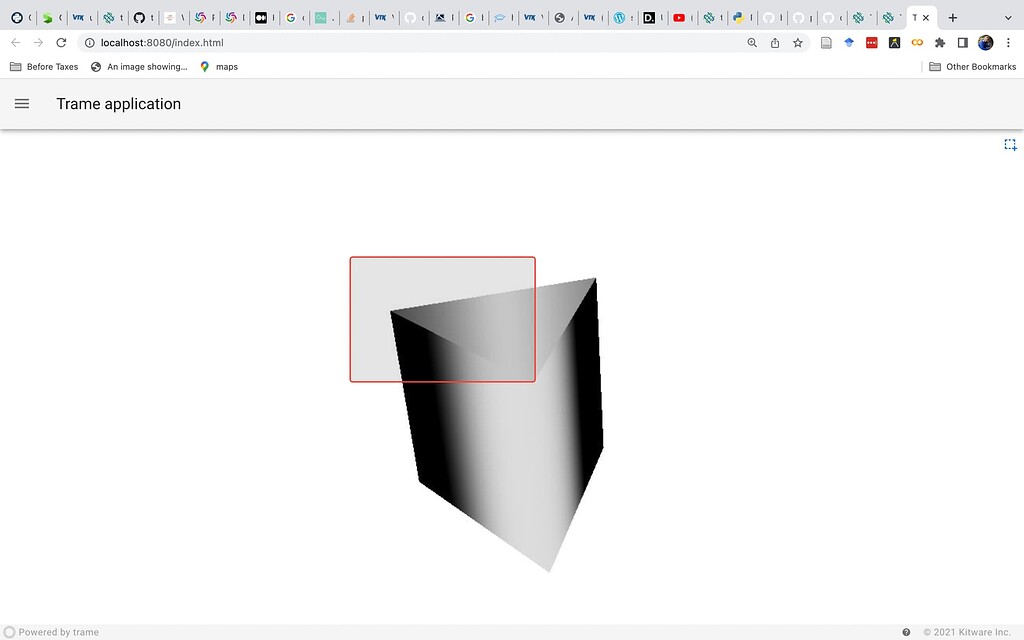 unexpected behavior when selecting (and "highlighting") cells in trame ...