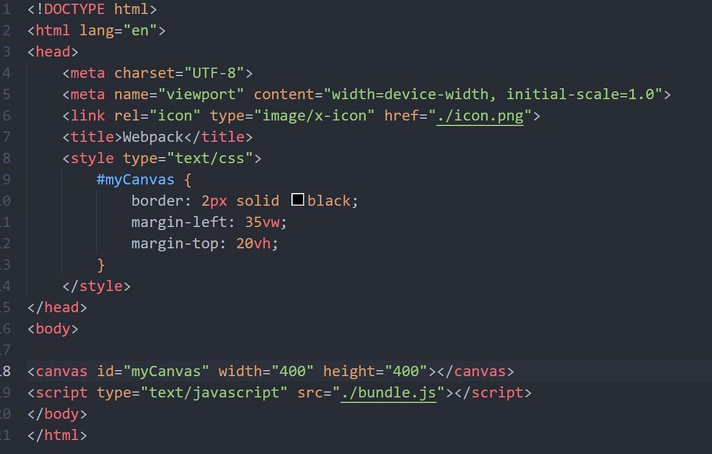 Unable to display the render window inside html canvas - vtk.js - VTK
